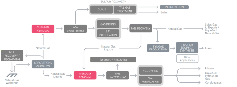 How to Remove Mercury from Extracted Natural Gas?